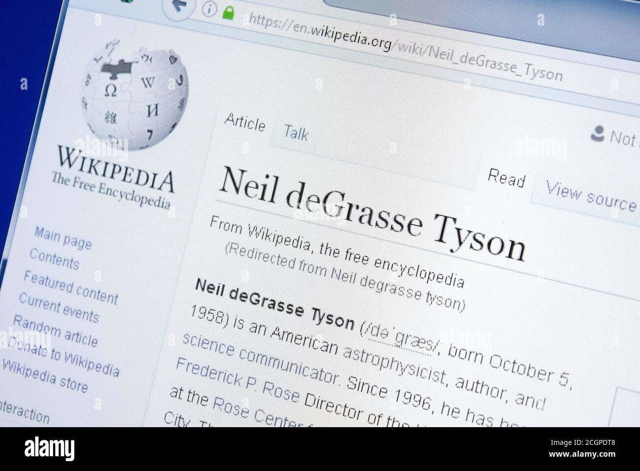Neil degrasse tyson hi-res stock photography and images - Alamy