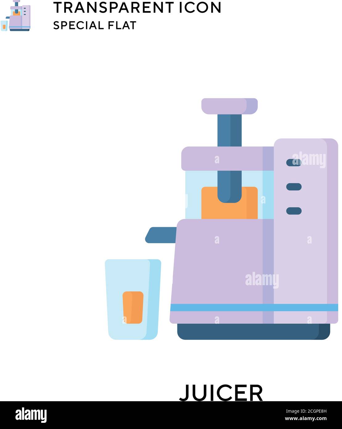 Juicer vector icon. Flat style illustration. EPS 10 vector Stock Vector ...