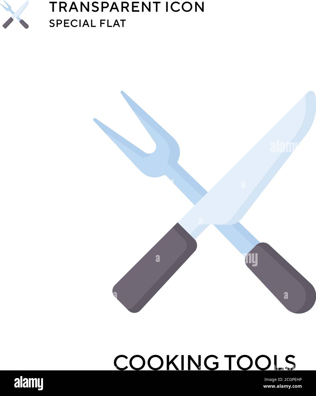 Cooking tools vector icon. Flat style illustration. EPS 10 vector Stock ...