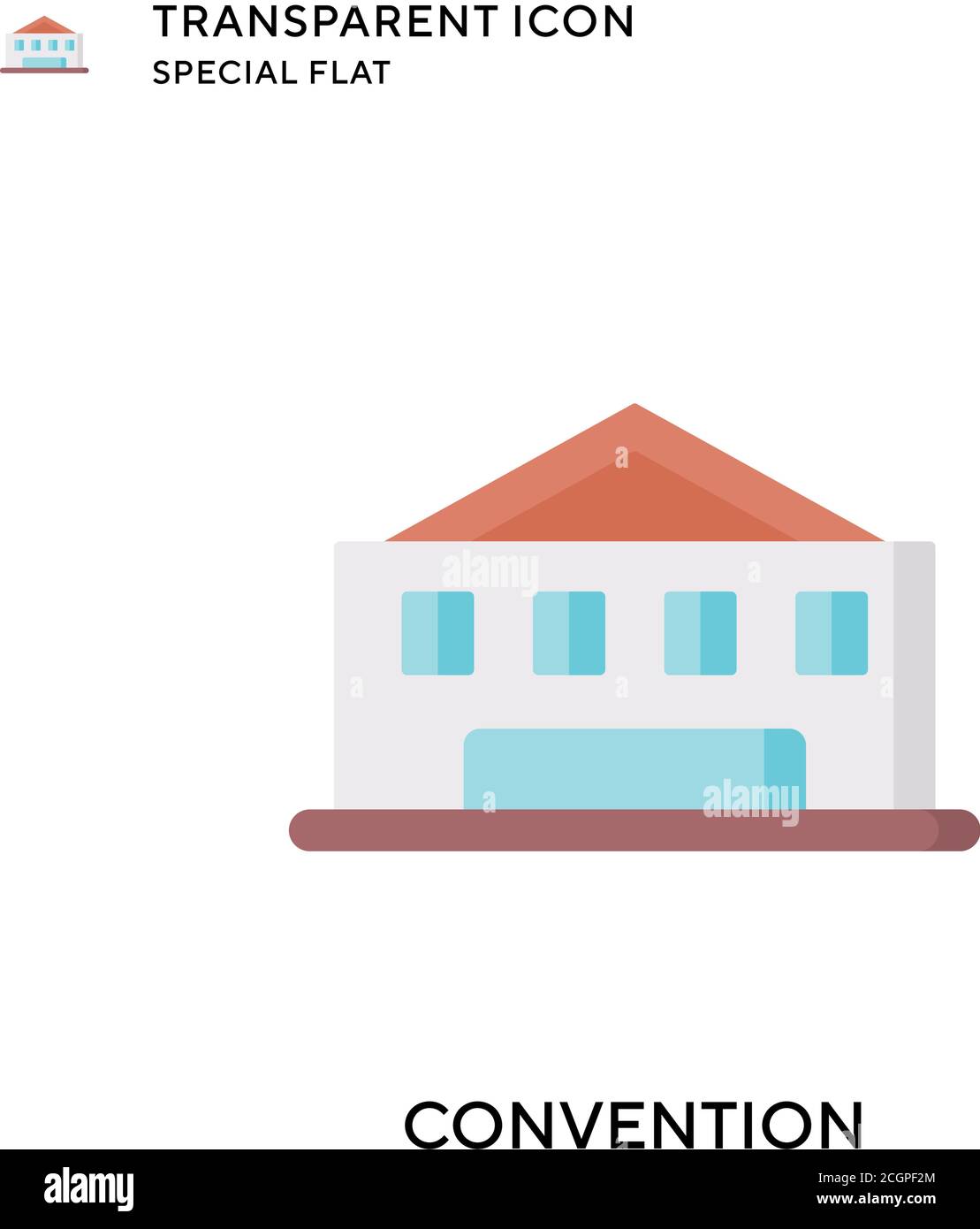 Convention vector icon. Flat style illustration. EPS 10 vector Stock ...