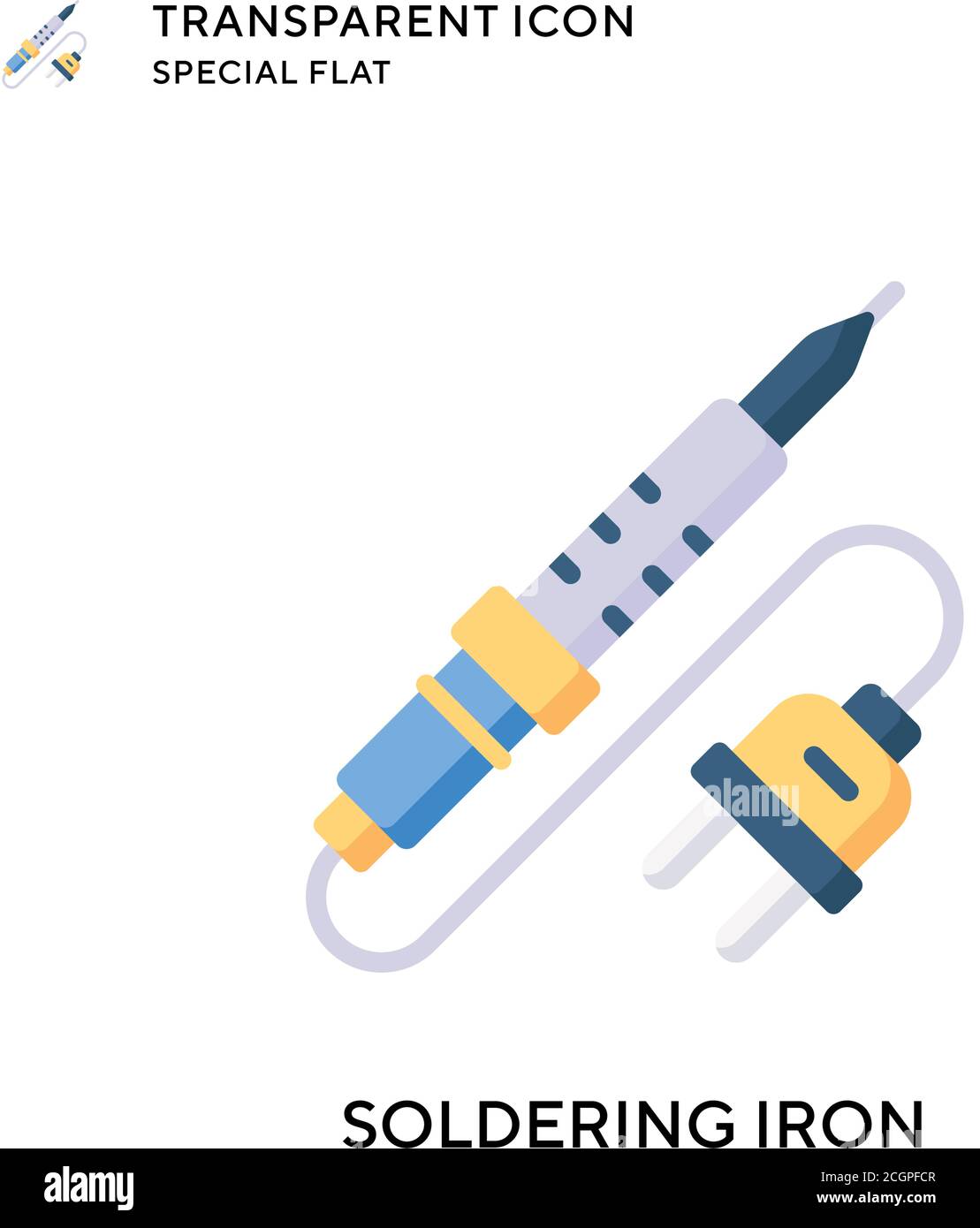 Soldering iron circuit Stock Vector Images - Alamy