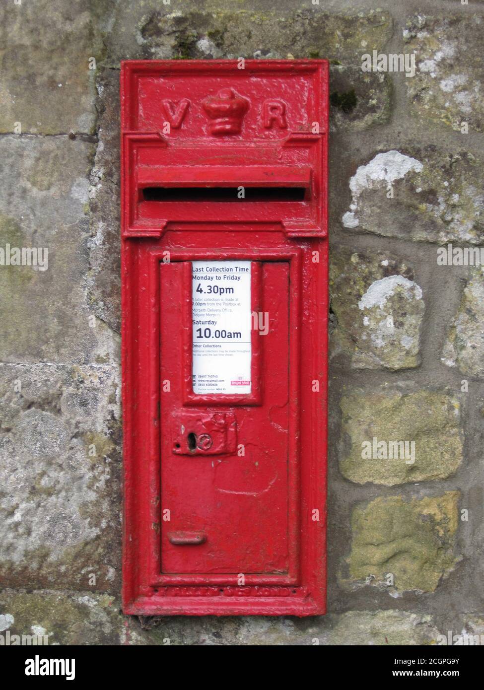 Victorian Post Box Stock Photo - Alamy