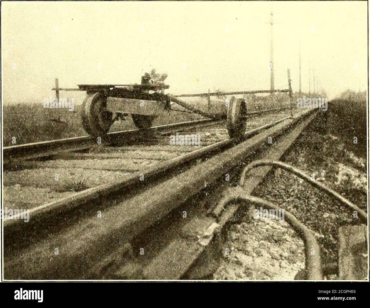 . The Street railway journal . REAR VIEW OF THE THIRD-RAIL WORK CAR ...
