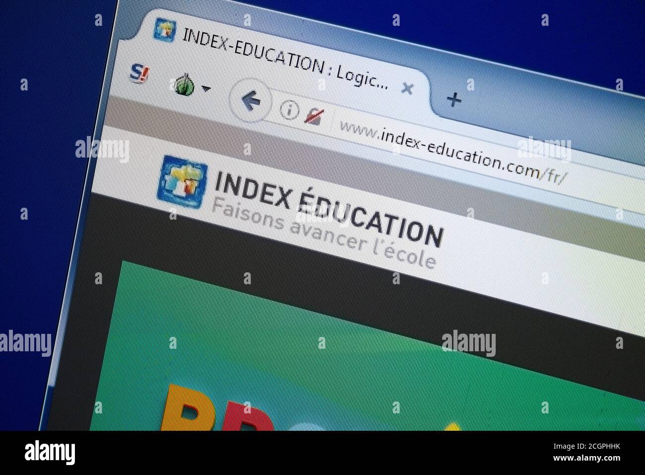 Ryazan, Russia - August 26, 2018: Homepage of Index Education website ...