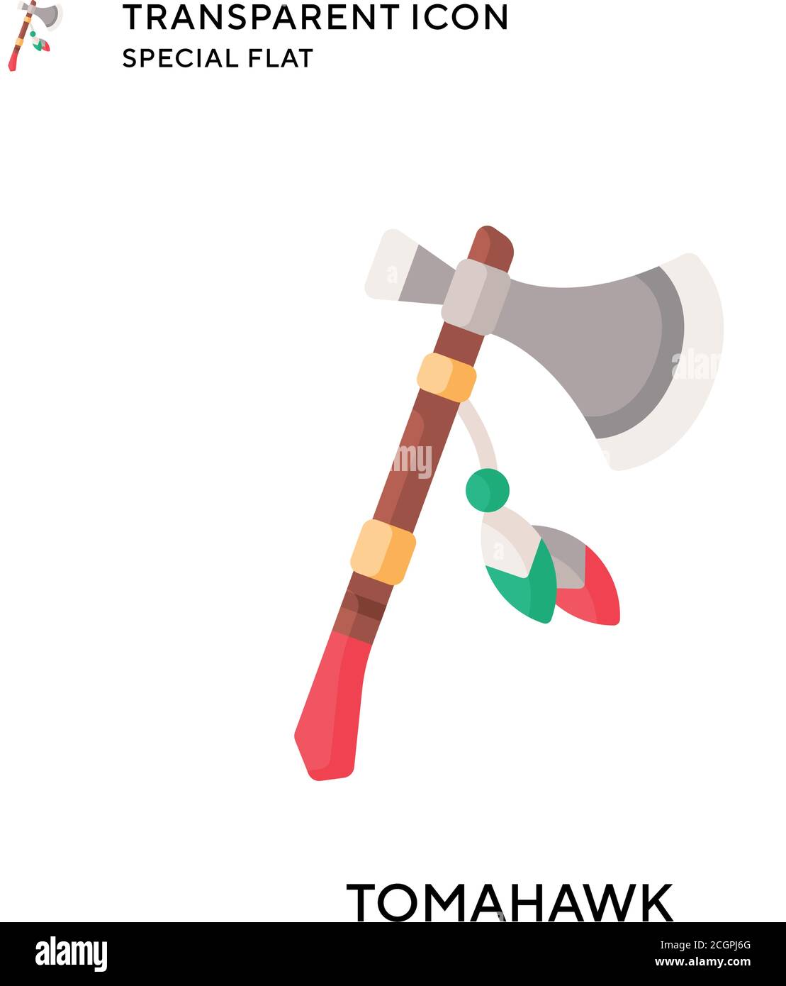 Tomahawk vector icon. Flat style illustration. EPS 10 vector Stock Vector Image & Art - Alamy