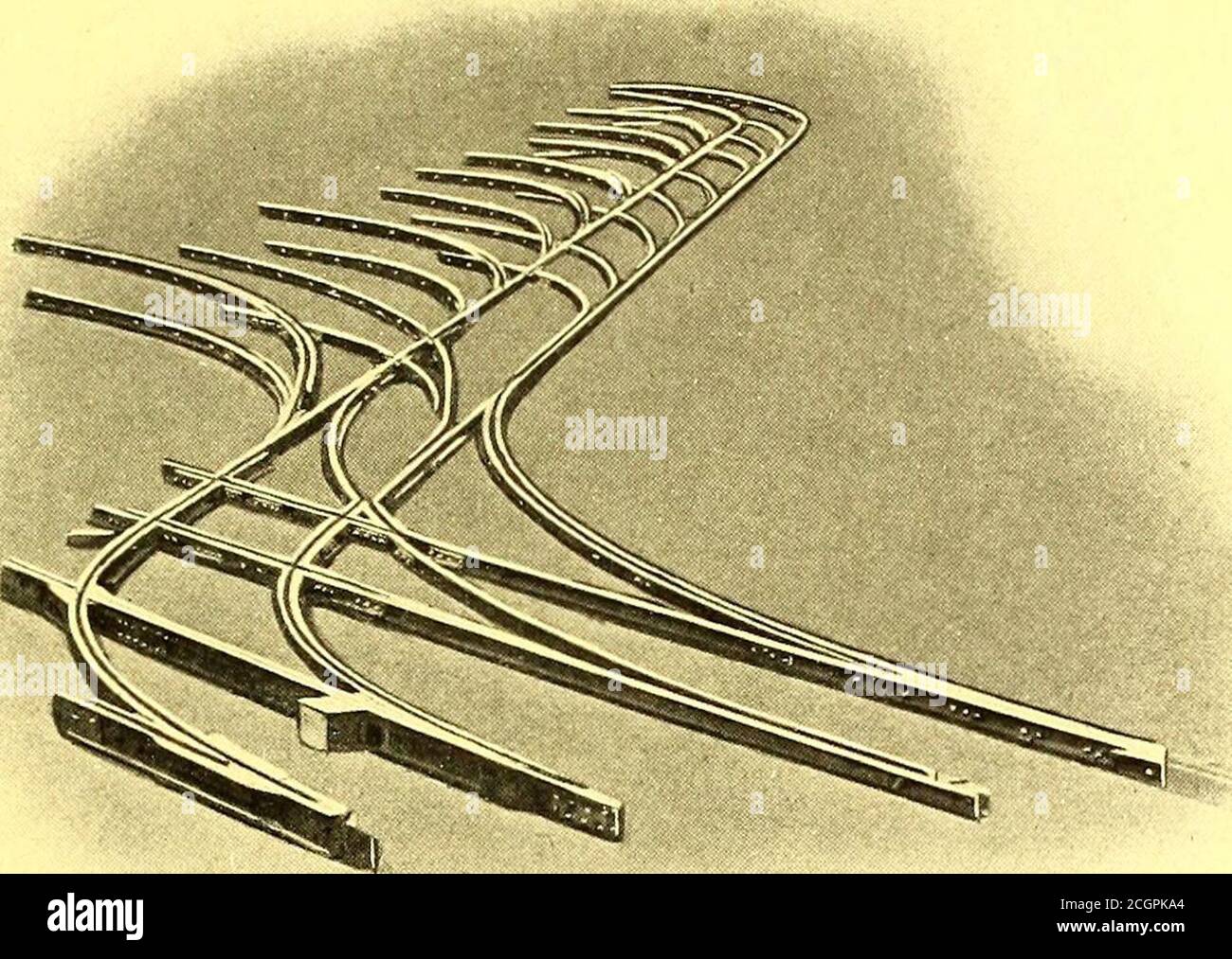 Model Railroad Track Cross Section