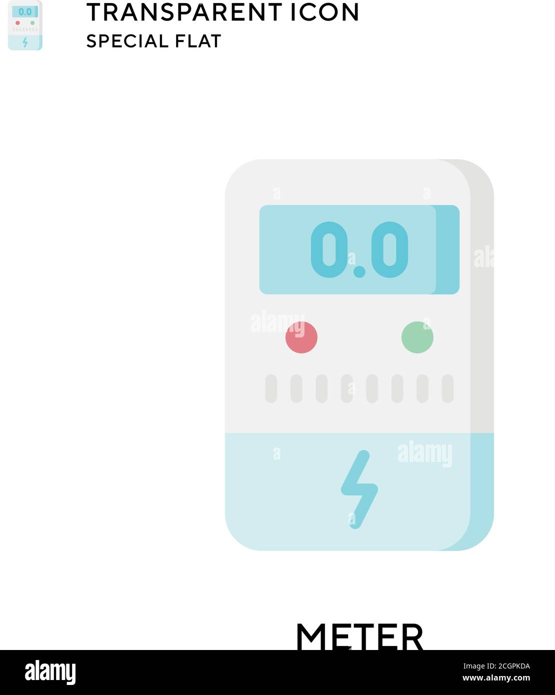 Smart meter icon vector vectors Stock Vector Images - Alamy