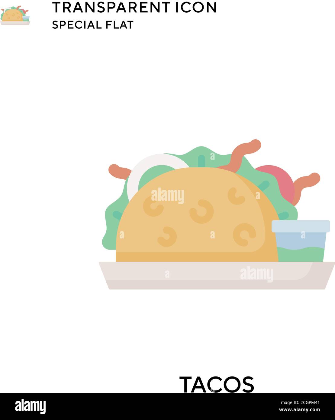 Authentic tacos vector vectors hi-res stock photography and images - Alamy