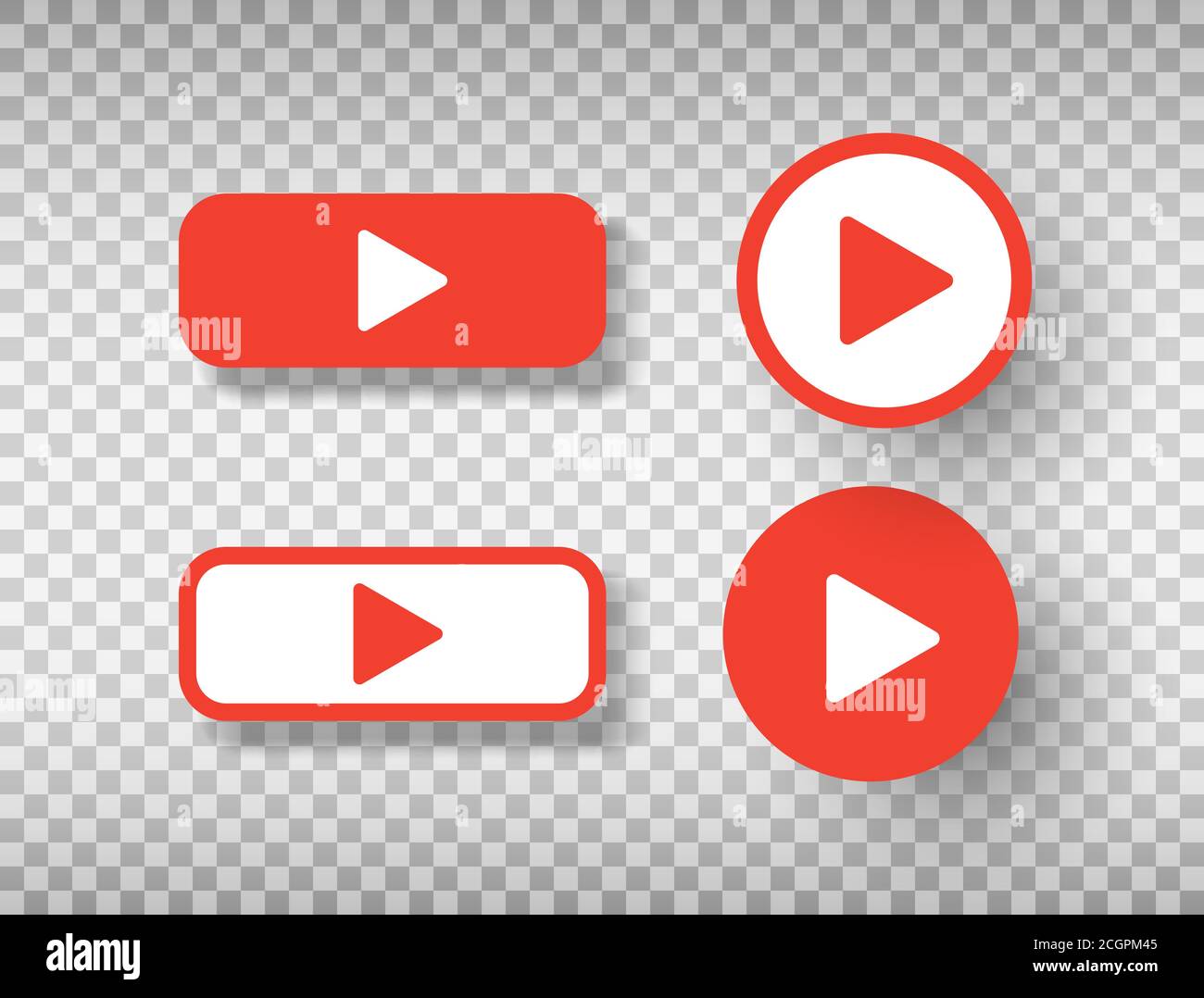 Youtube Play Button Icon Png