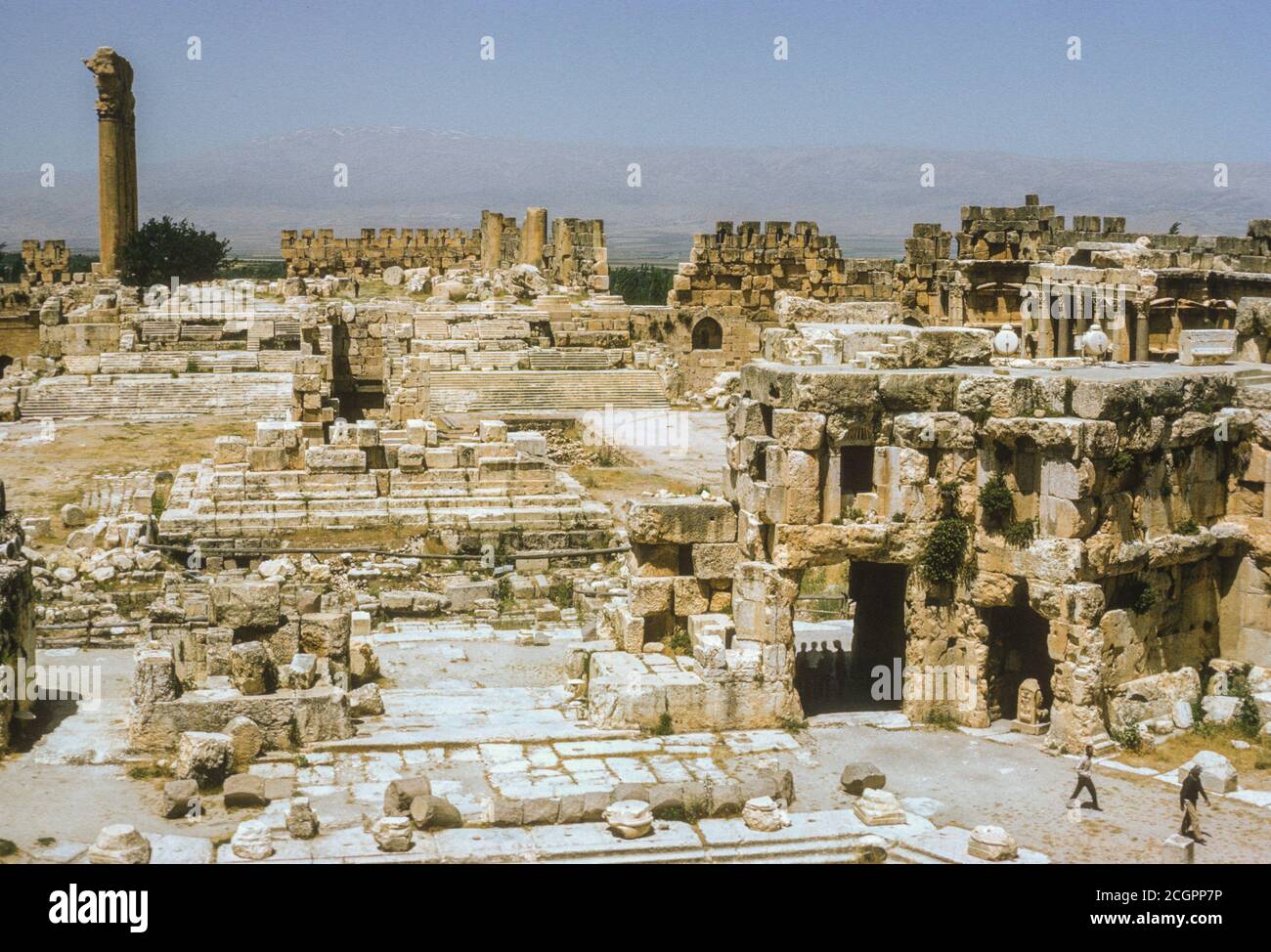 Baalbek, Lebanon. Photographed November 1971 Stock Photo - Alamy