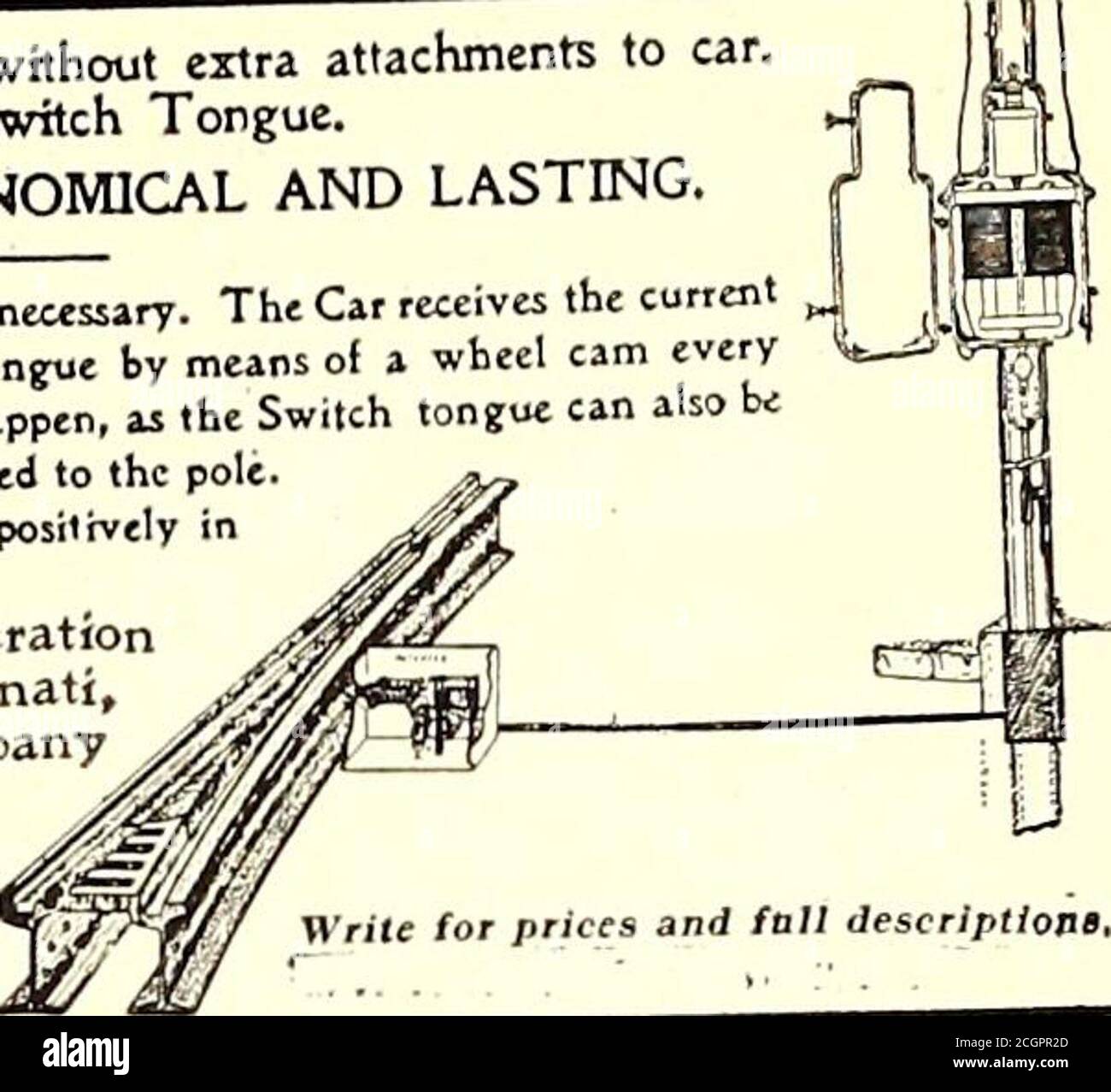 . The Street railway journal . 100,000 RECONSTRUCTED GRANITE Third=Rail ...