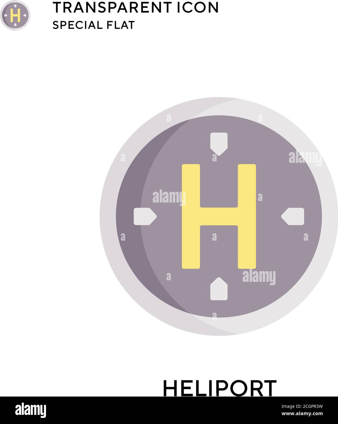 Heliport Stock Vector Images - Alamy