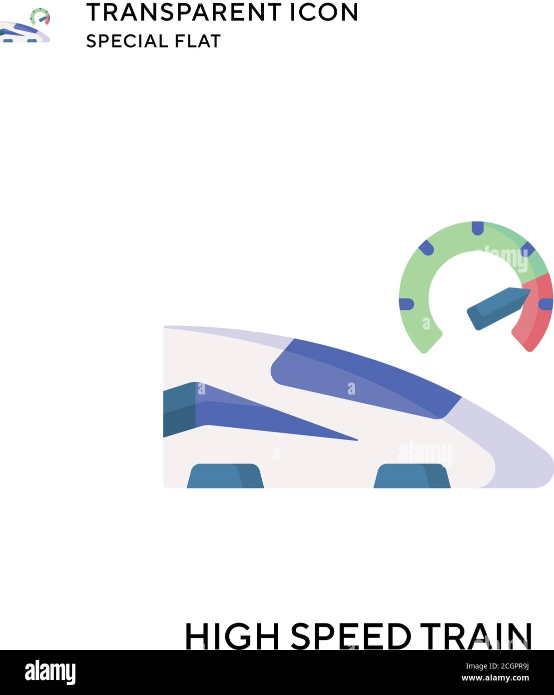 High speed train vector icon. Flat style illustration. EPS 10 vector ...