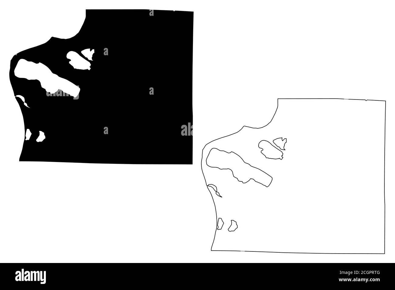 Benzie County, Michigan (U.S. county, United States of America, USA, U ...