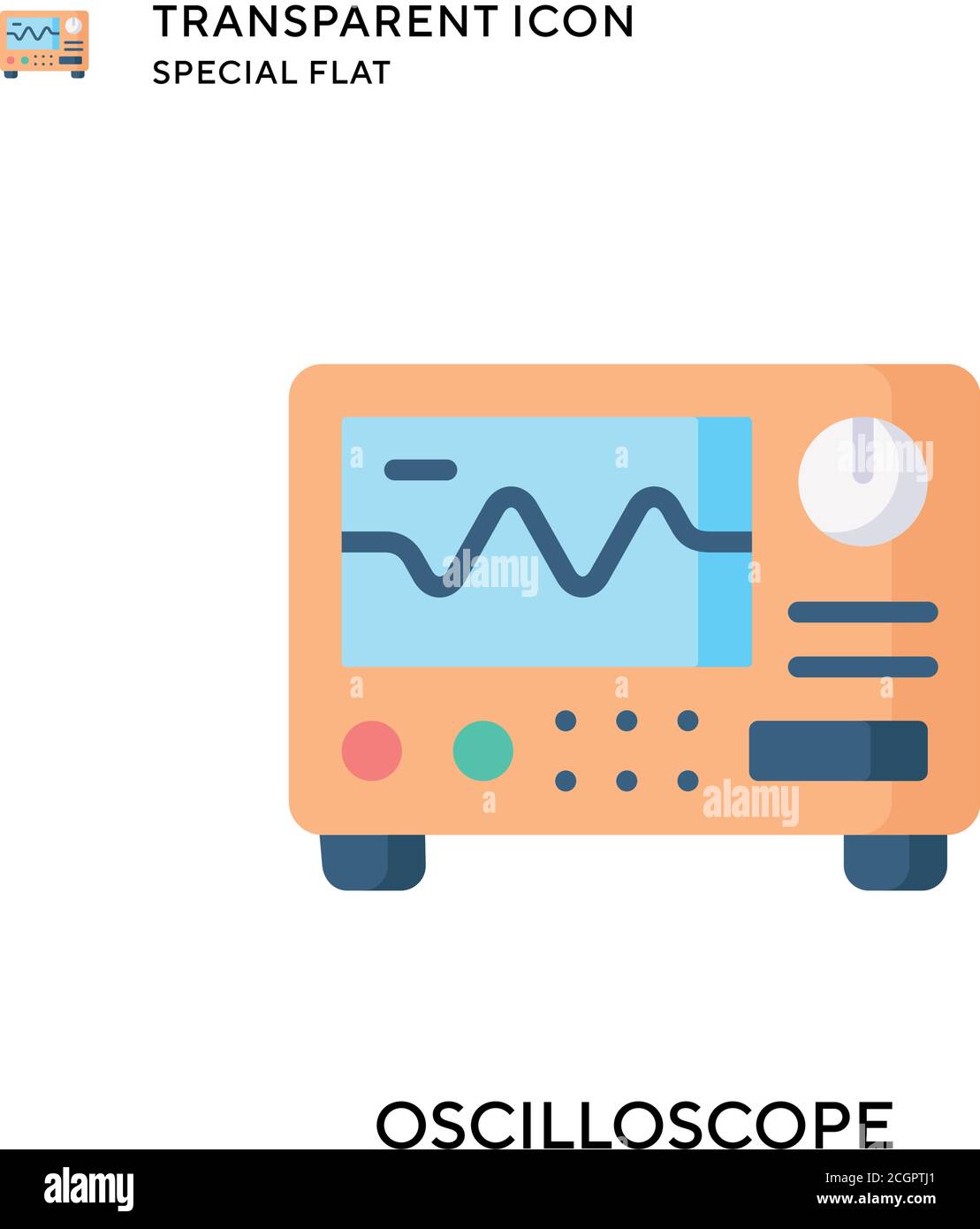 Oscilloscope measurement equipment instrument electrical Stock Vector ...