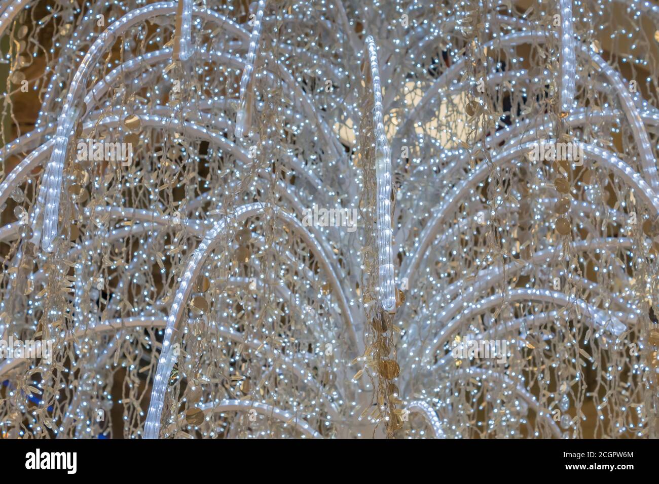 Christmas tree made light bulbs hi-res stock photography and images - Alamy