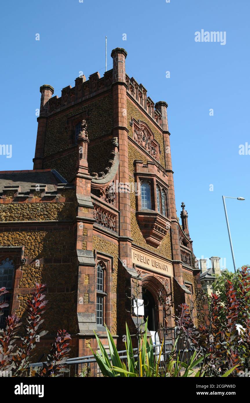 Public Library, London Road ,King's Lynn, Norfolk, was built in 1904 ...