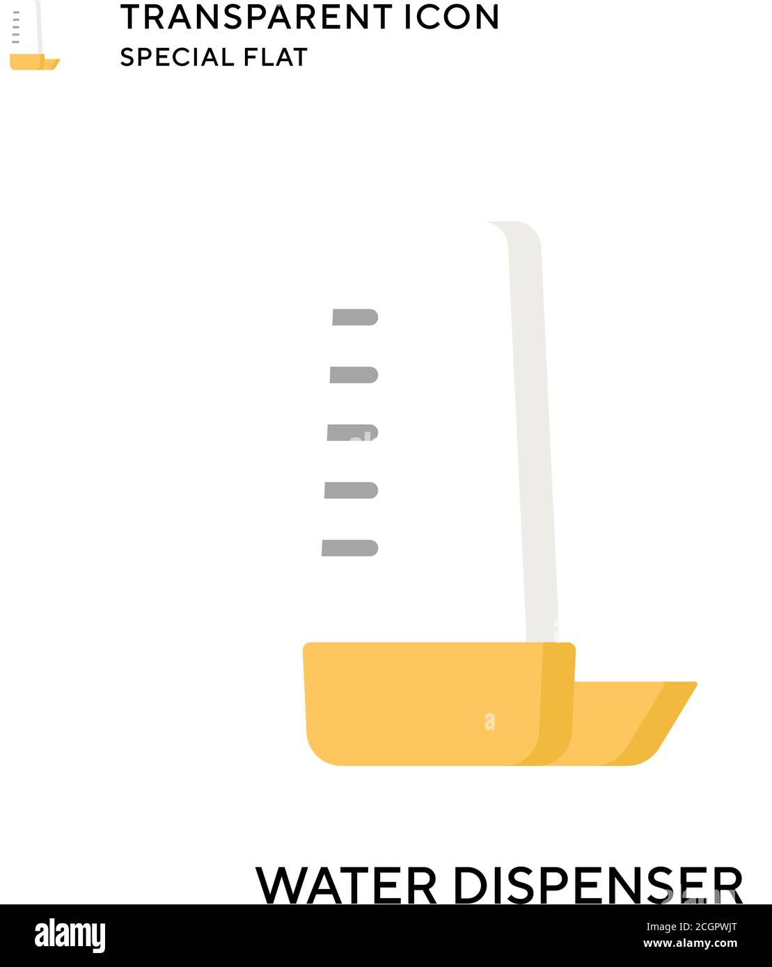 Water dispenser vector icon. Flat style illustration. EPS 10 vector ...