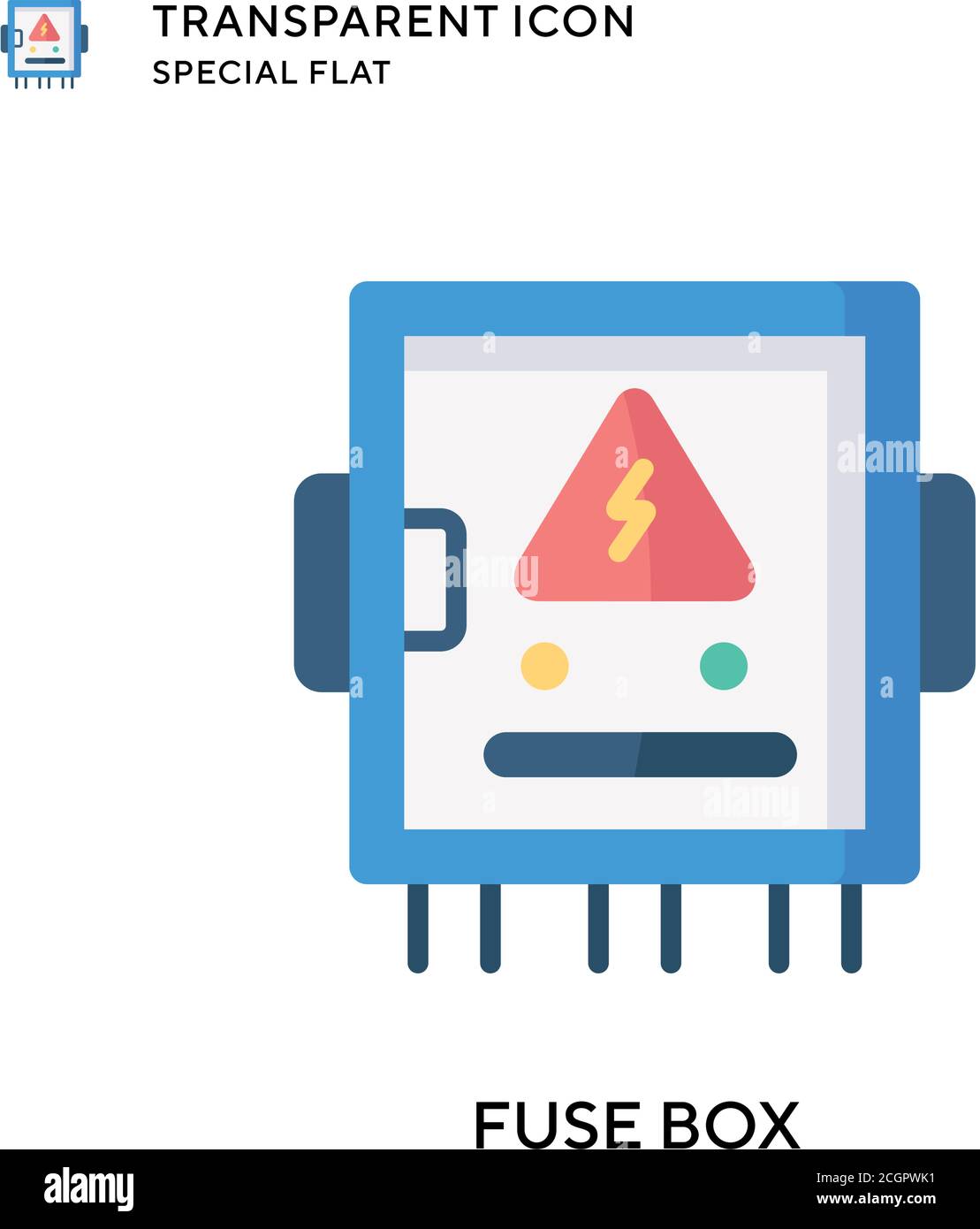 Electrical distribution board Stock Vector Images - Alamy