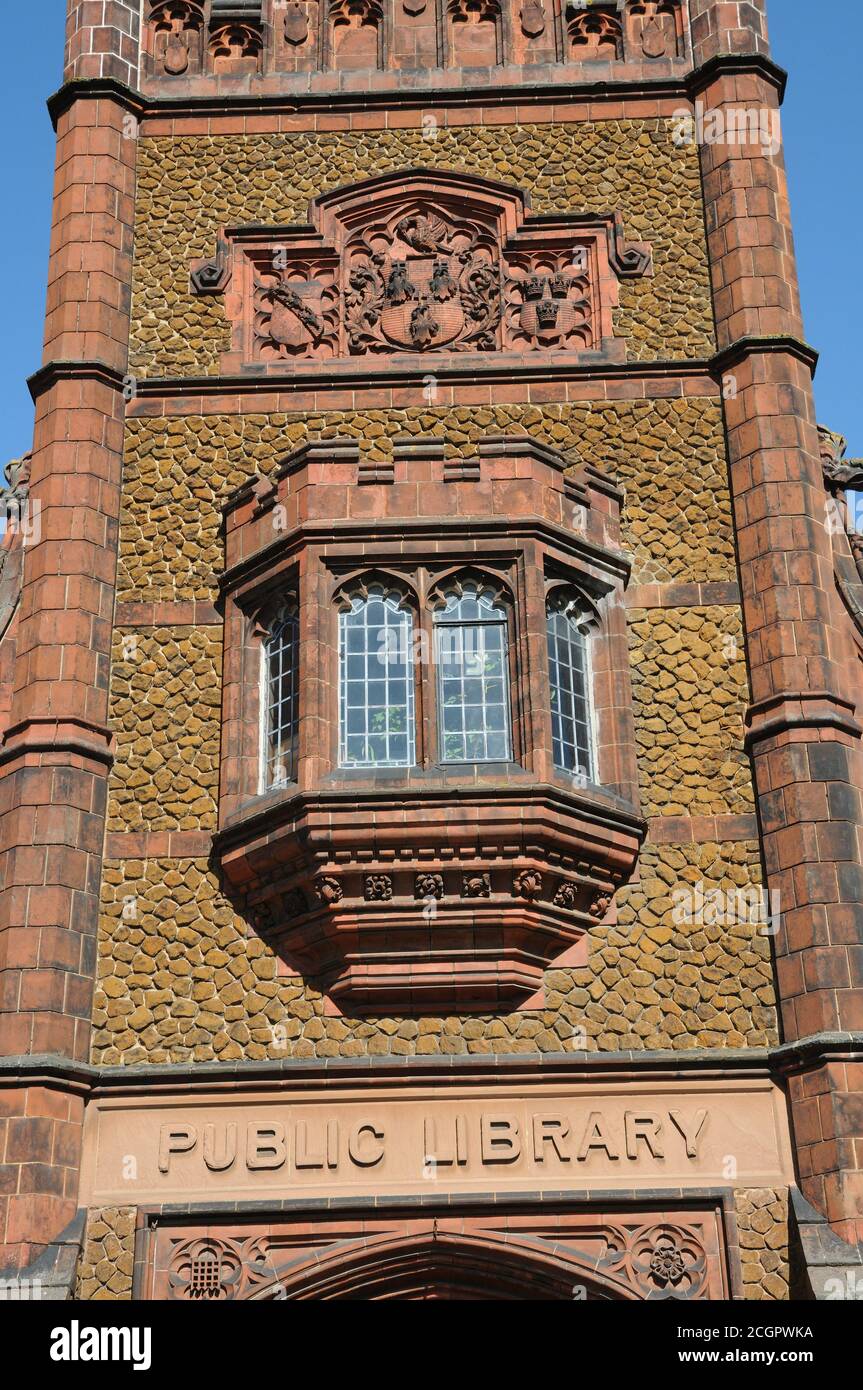 Public Library, London Road ,King's Lynn, Norfolk, was built in 1904 ...
