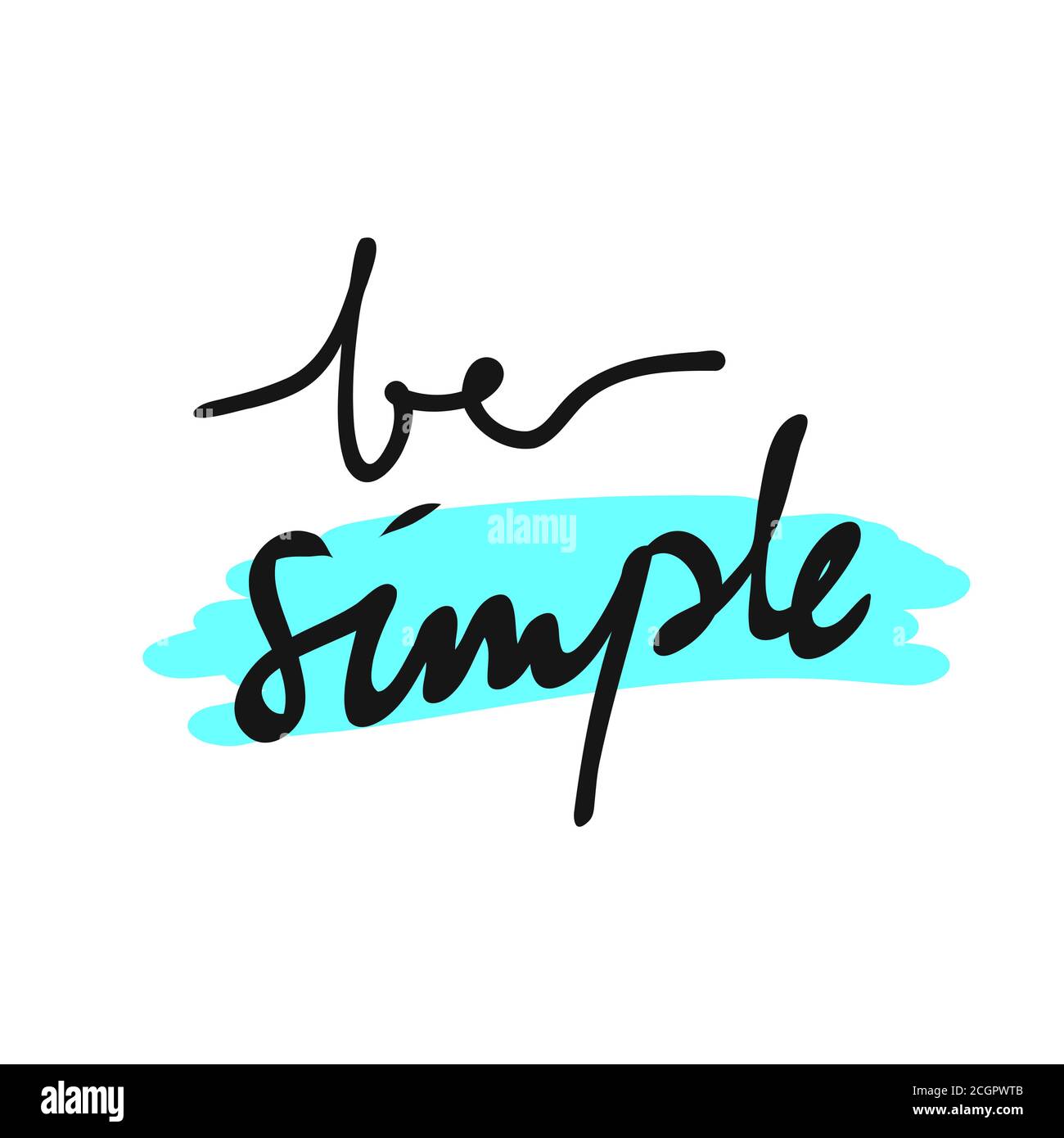 Calligraphy easy Cut Out Stock Images & Pictures - Alamy