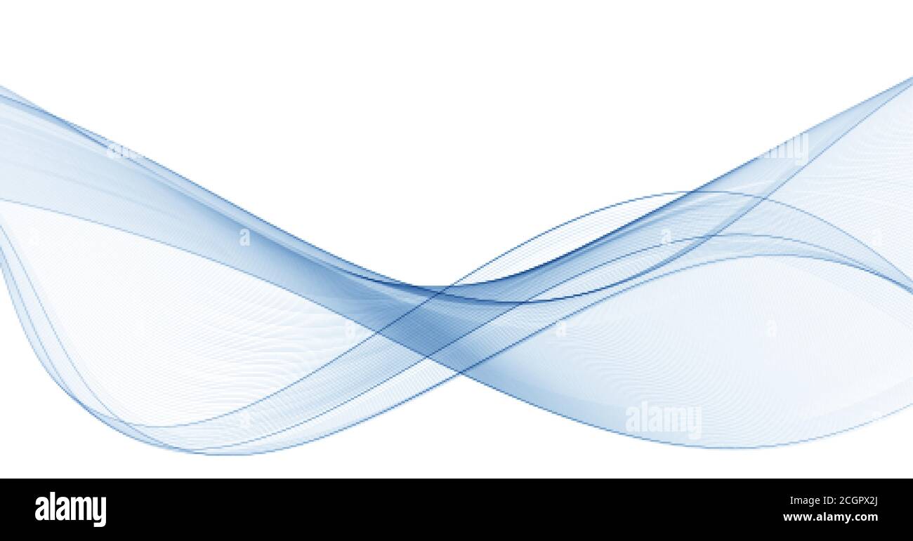 Blue abstract wave. Layout for presentation. eps 10 Stock Vector Image ...
