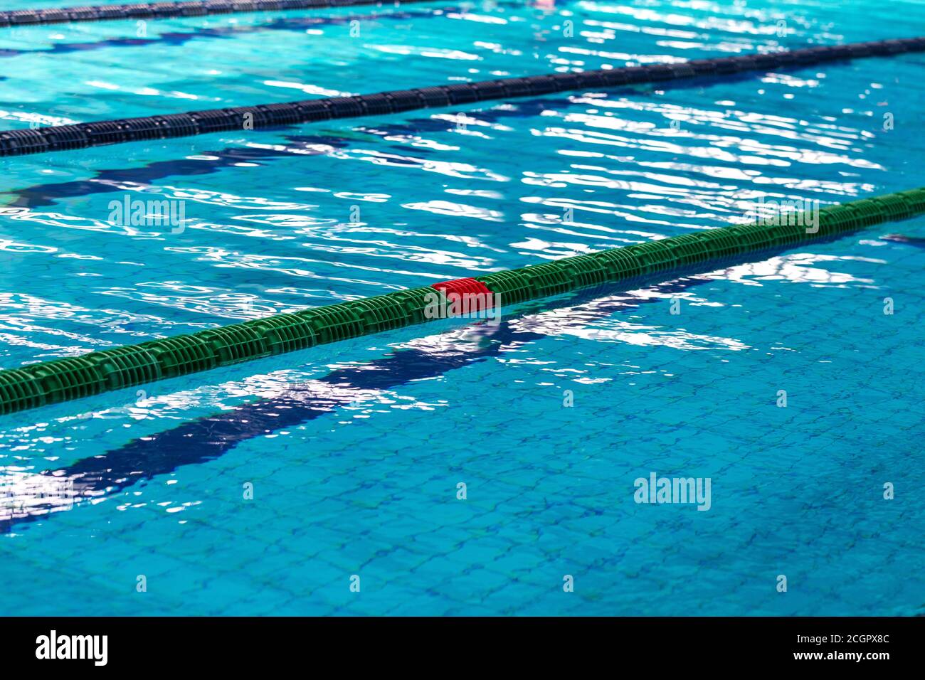 Swimming pool and splitting paths Stock Photo - Alamy