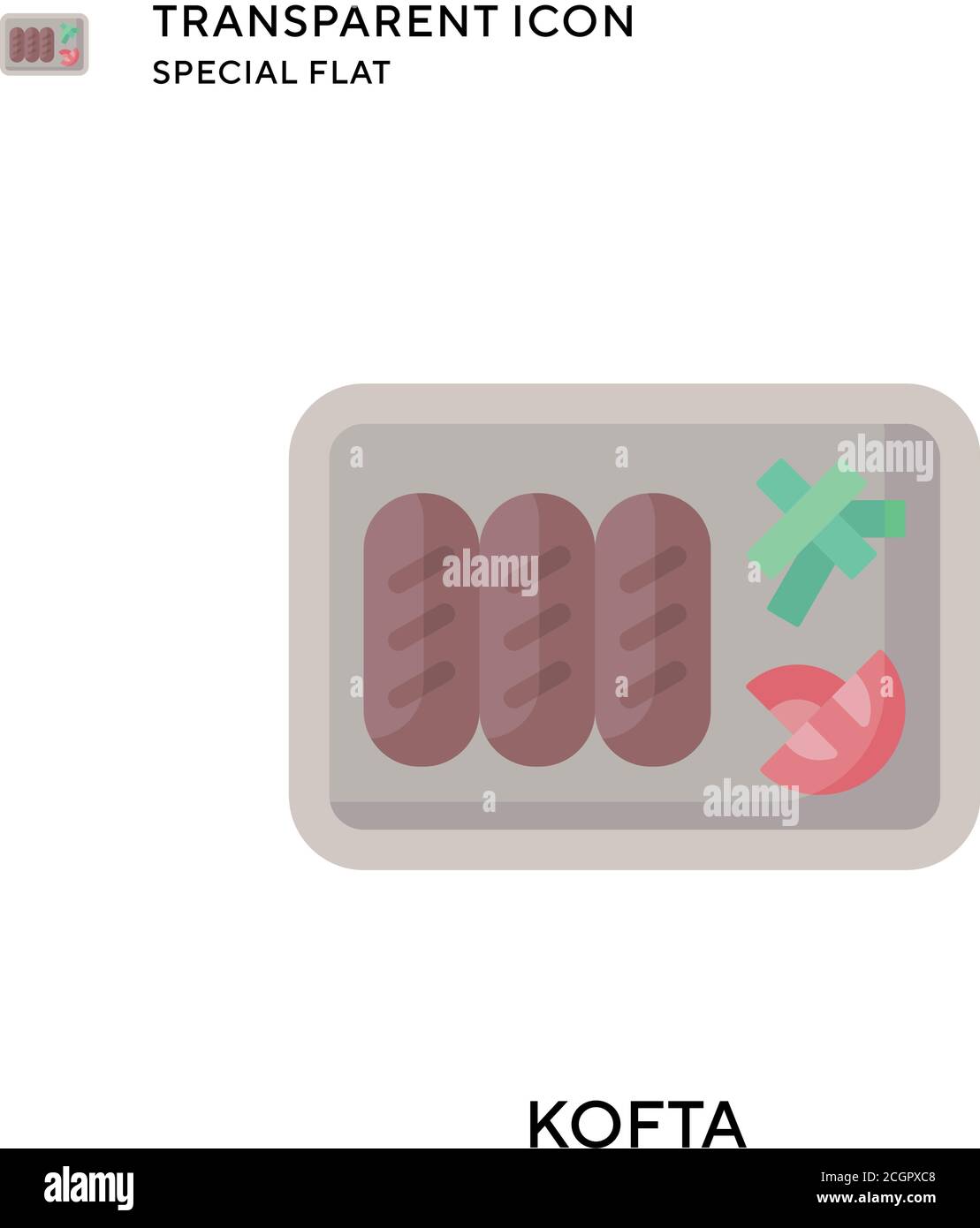 Indian kofte kebab Stock Vector Images - Alamy