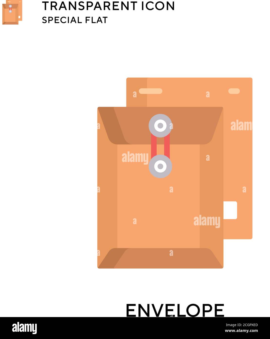 Envelope vector icon. Flat style illustration. EPS 10 vector Stock ...
