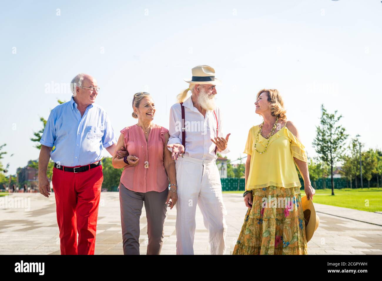 Older Couples Having Fun High Resolution Stock Photography and Images ...