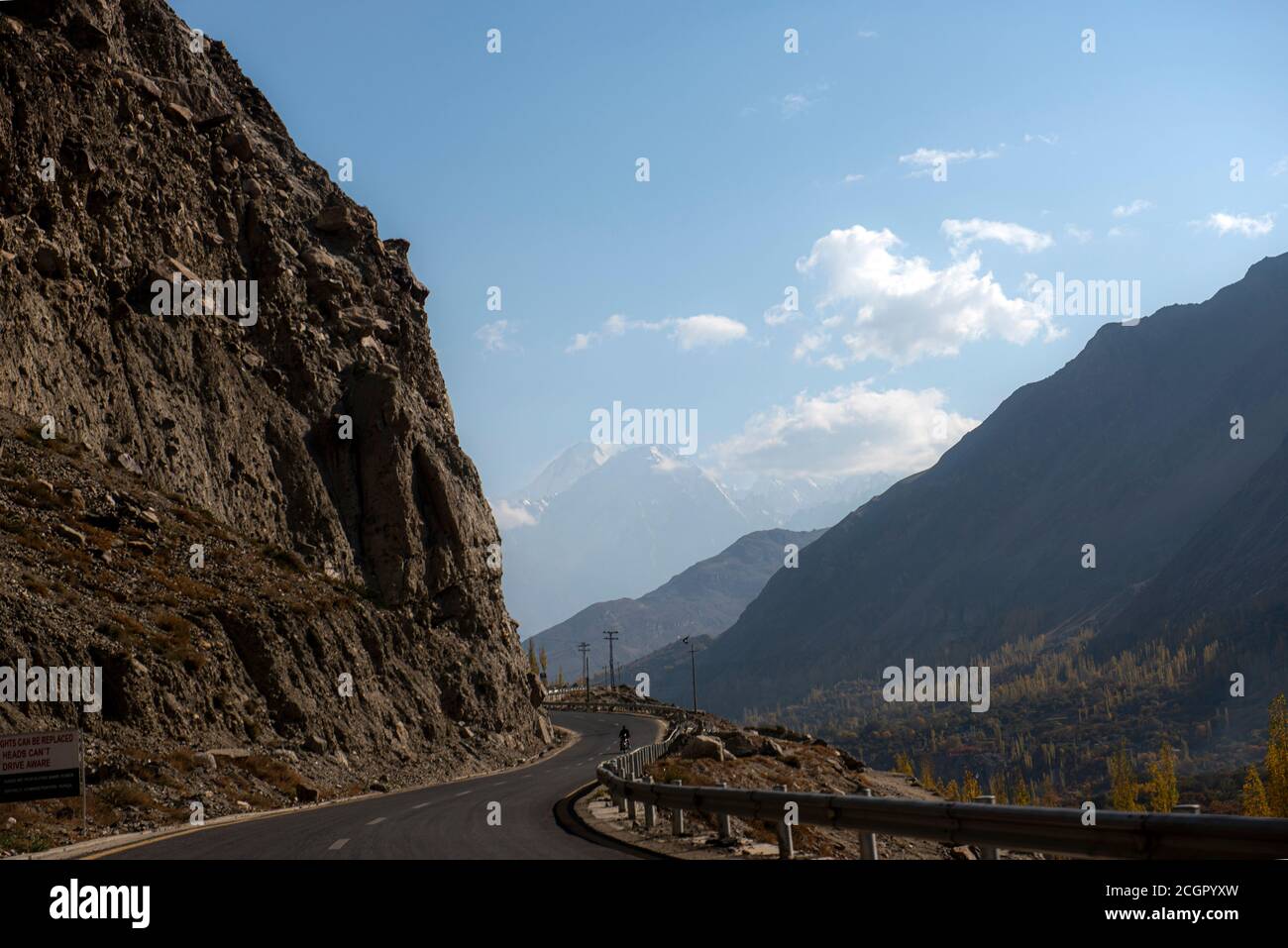 autumn at hunza in norhtern areas of gilgit baltistan , Pakistan Stock ...