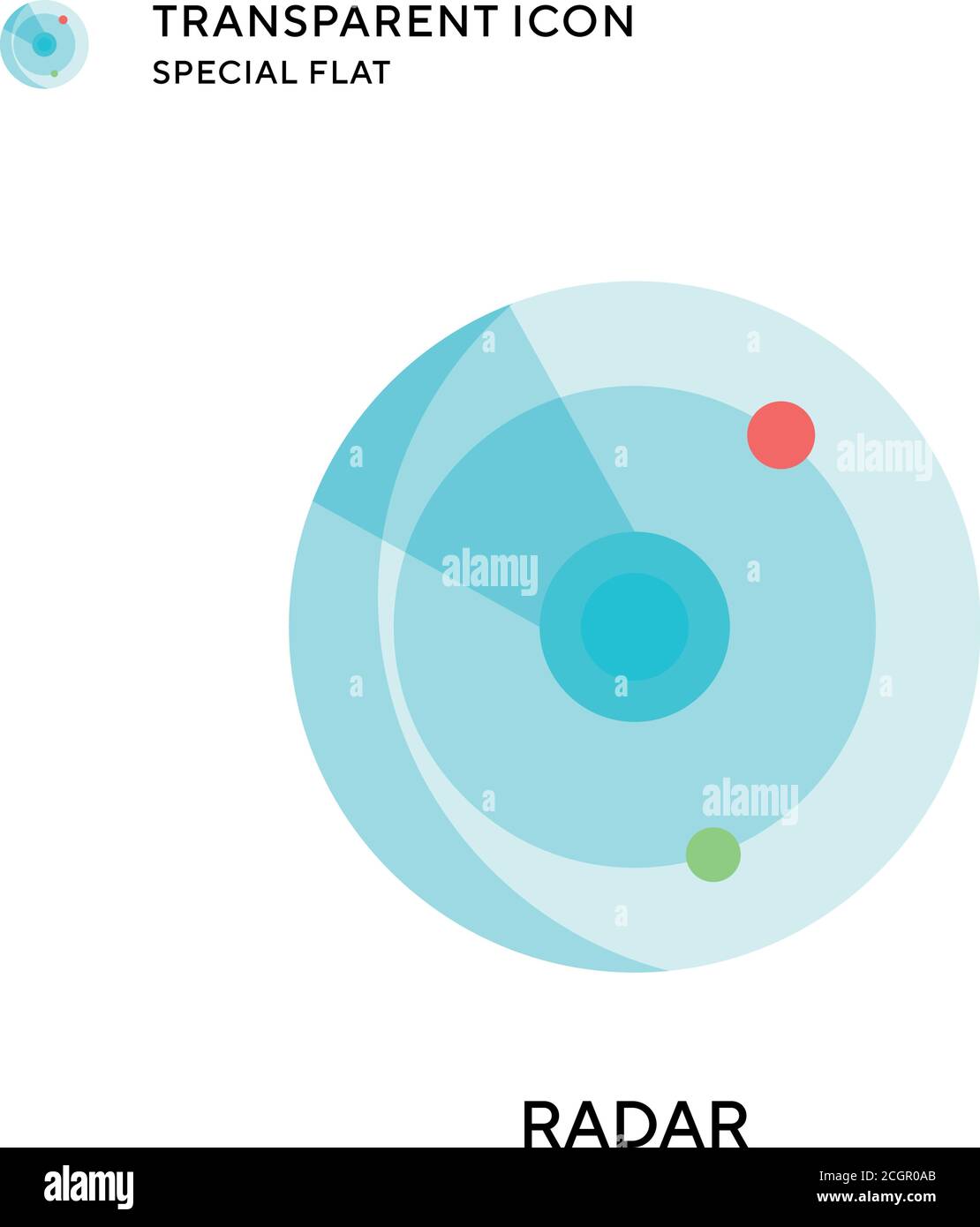 Radar vector icon. Flat style illustration. EPS 10 vector Stock Vector ...