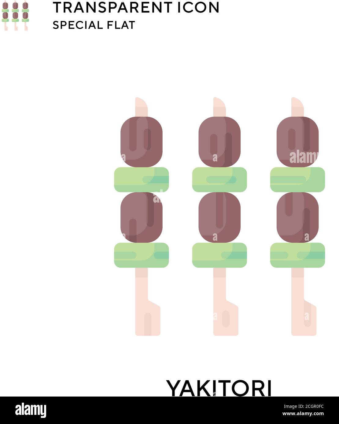 Yakitori vector vectors hi-res stock photography and images - Alamy