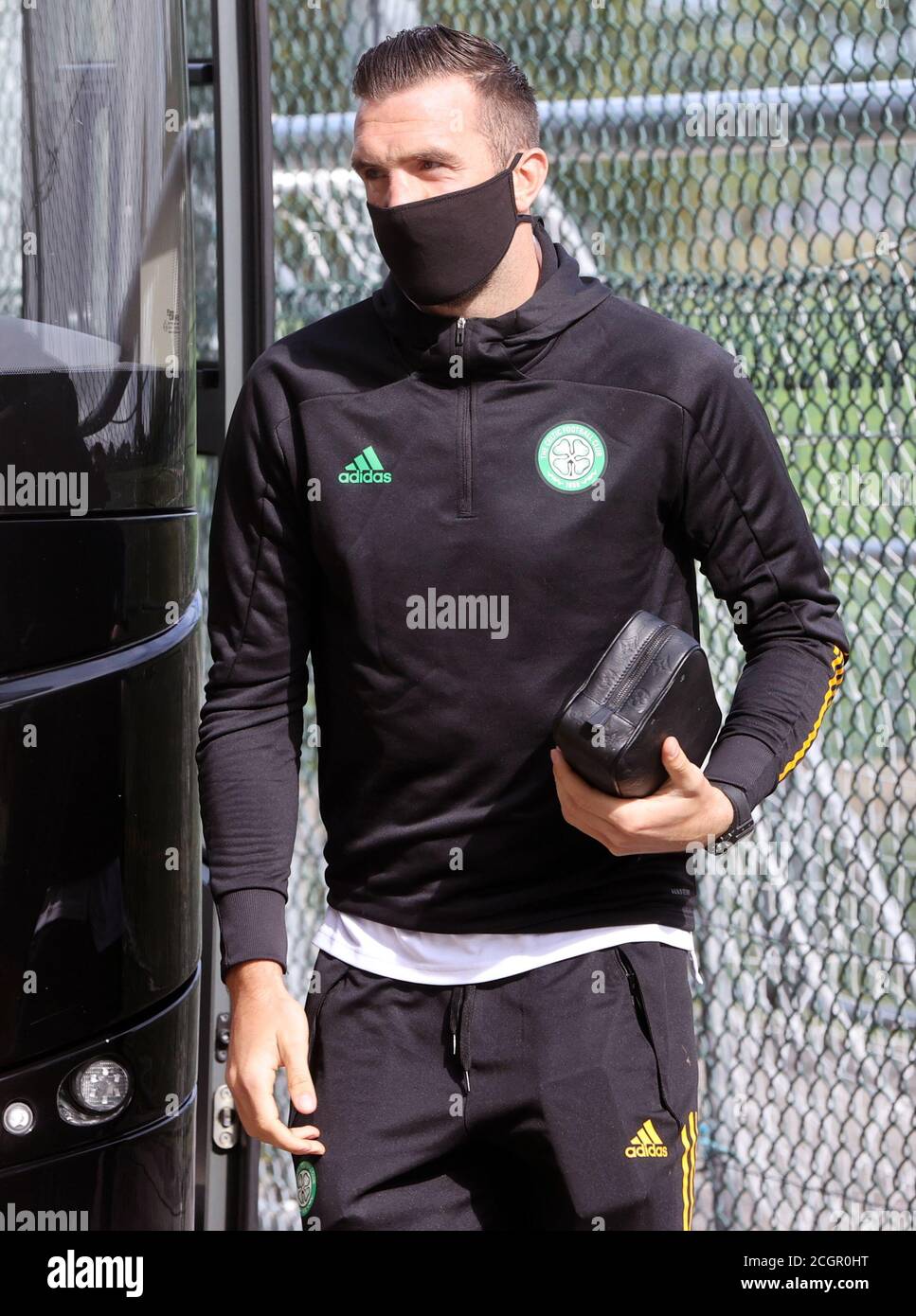 Celtic's Shane Duffy ahead of the Scottish Premiership match at the ...