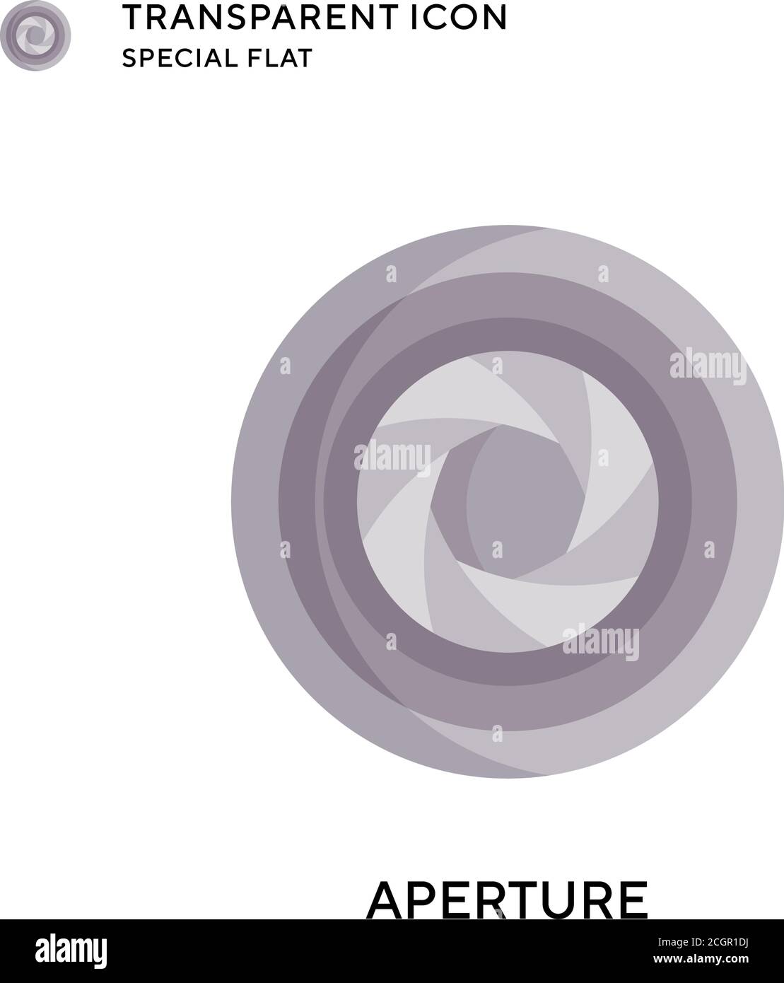 Aperture vector icon. Flat style illustration. EPS 10 vector Stock ...