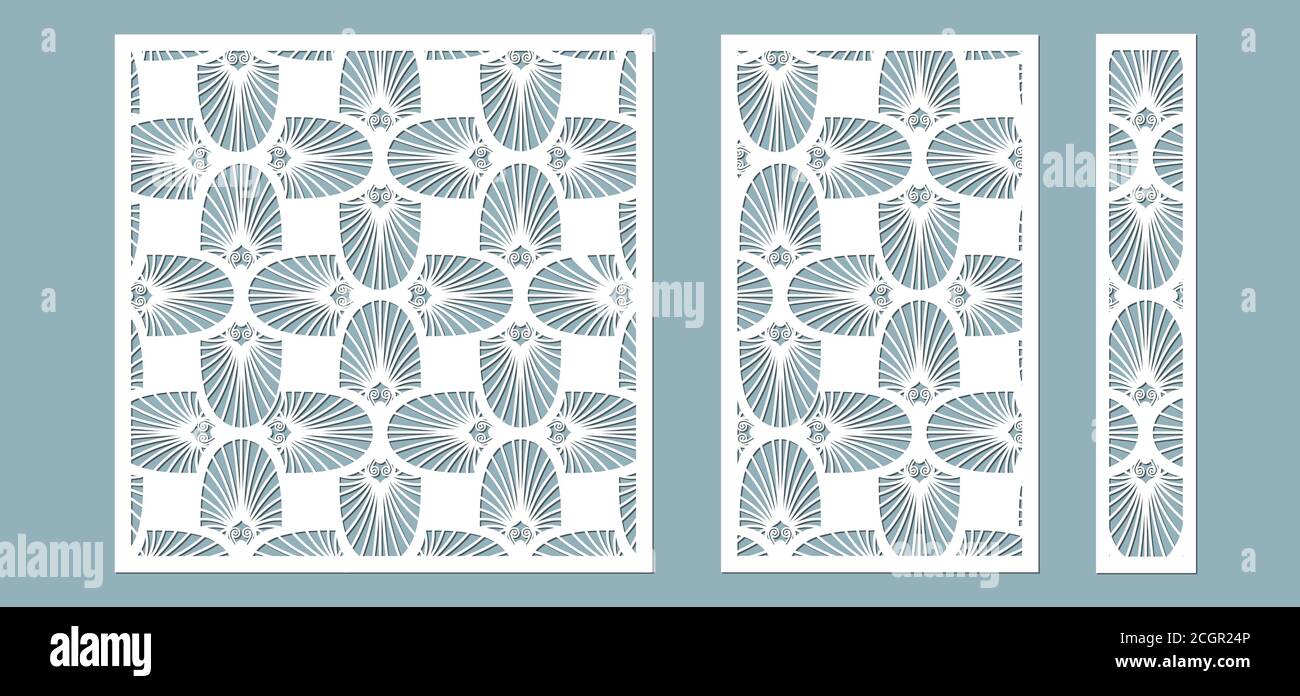 Set, panel for registration of the decorative surfaces. Abstract ...