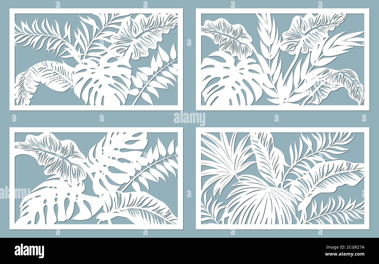 Palm Leaf Template Cut Out
