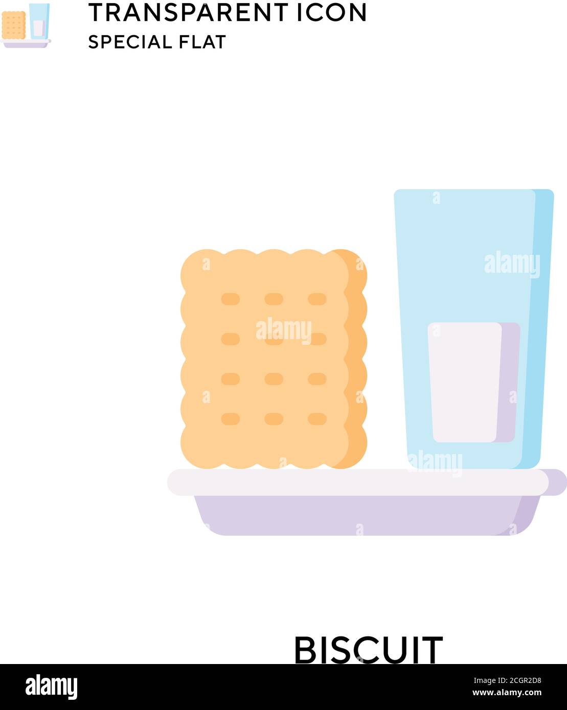 Broken shortbread biscuit Stock Vector Images - Alamy