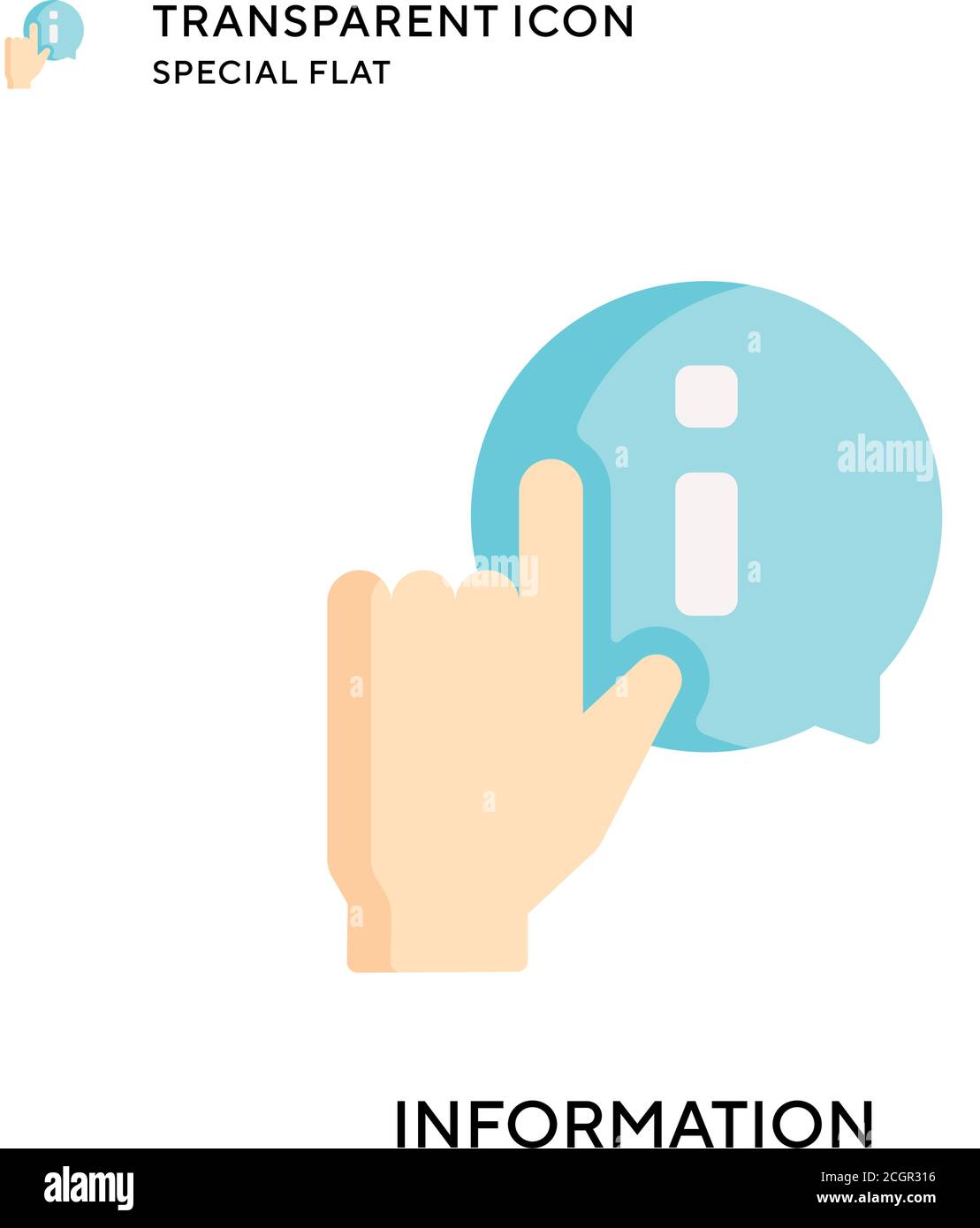 Information vector icon. Flat style illustration. EPS 10 vector Stock ...