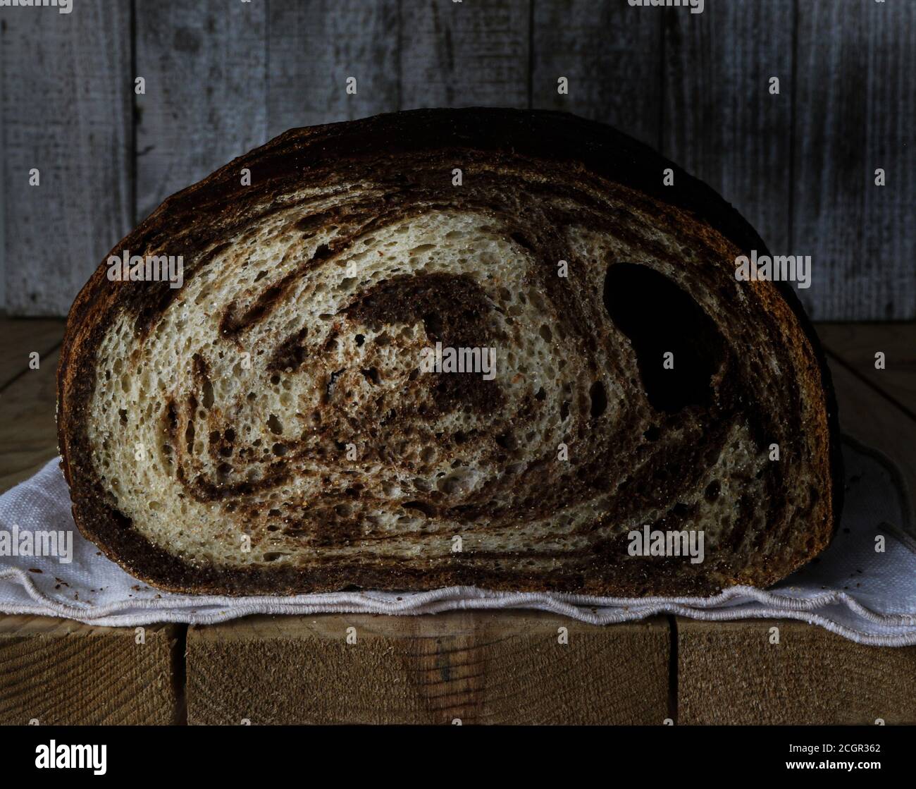 Marbled rye bread Stock Photo - Alamy
