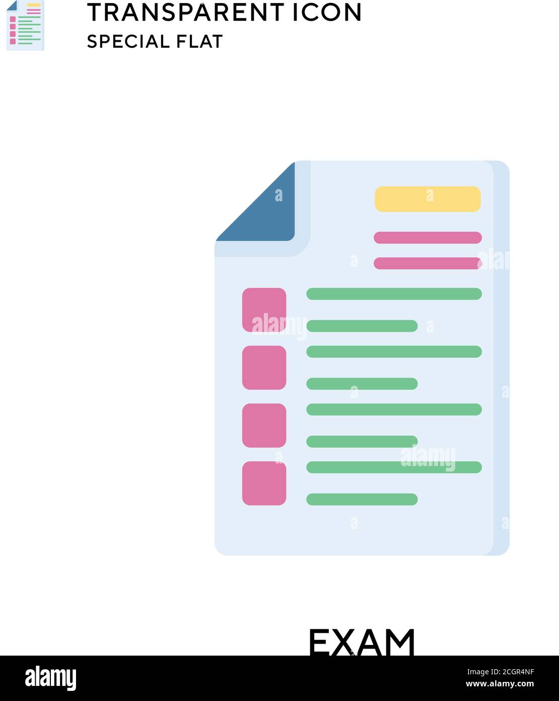 Students taking exam Stock Vector Images - Alamy