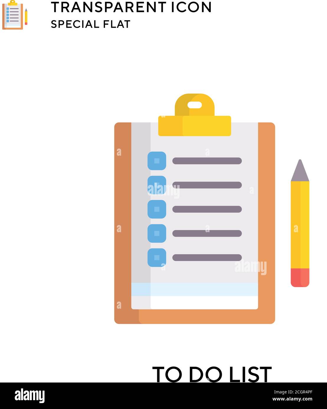 To do list vector icon. Flat style illustration. EPS 10 vector Stock ...