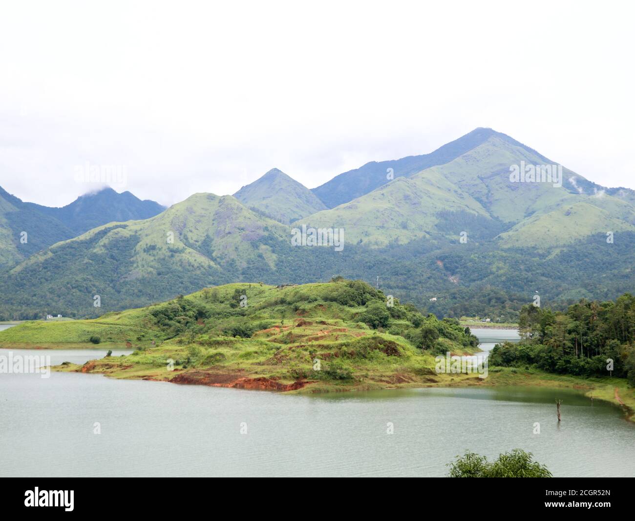Beautiful hills in the Western Ghats against Banasura sagar dam wayanad ...