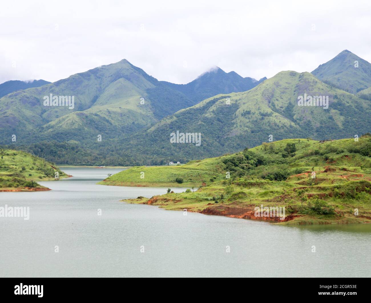 Beautiful hills in the Western Ghats against Banasura sagar dam wayanad ...