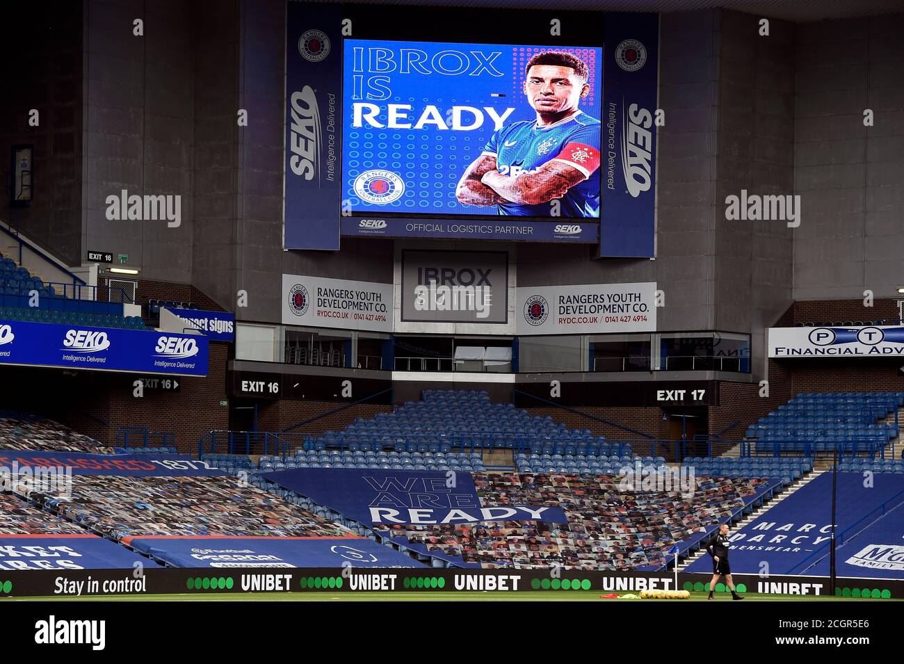 Ibrox stadium general view hi-res stock photography and images - Alamy