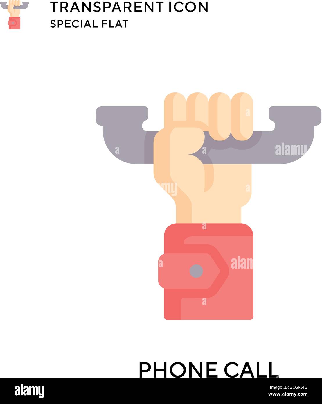 Phone call vector icon. Flat style illustration. EPS 10 vector Stock ...