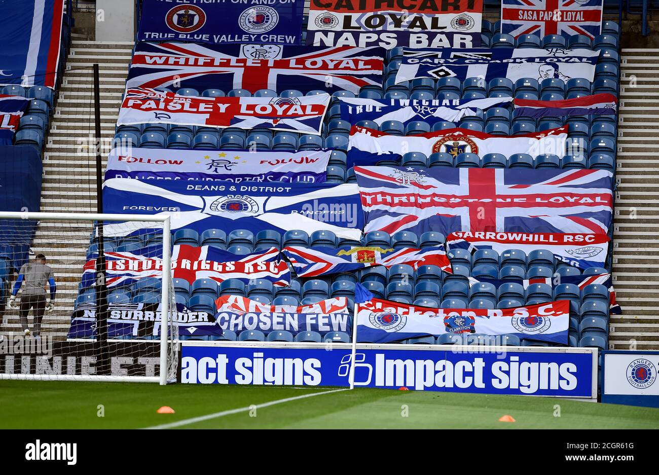 Scottish football flags hi-res stock photography and images - Alamy