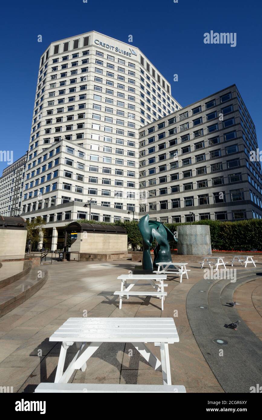 Credit Suisse, One Cabot Square, Canary Wharf, East London, United ...