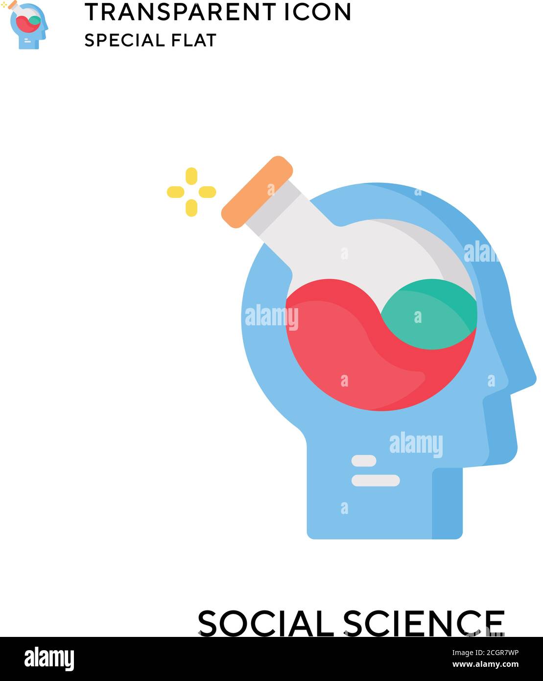 Social science vector icon. Flat style illustration. EPS 10 vector ...