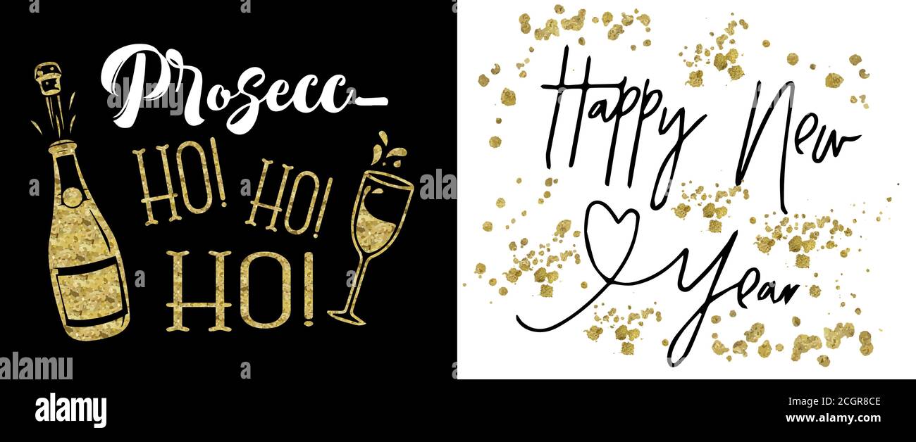 holiday card, hand drawn lettering. Holiday greetings quote. new year ...